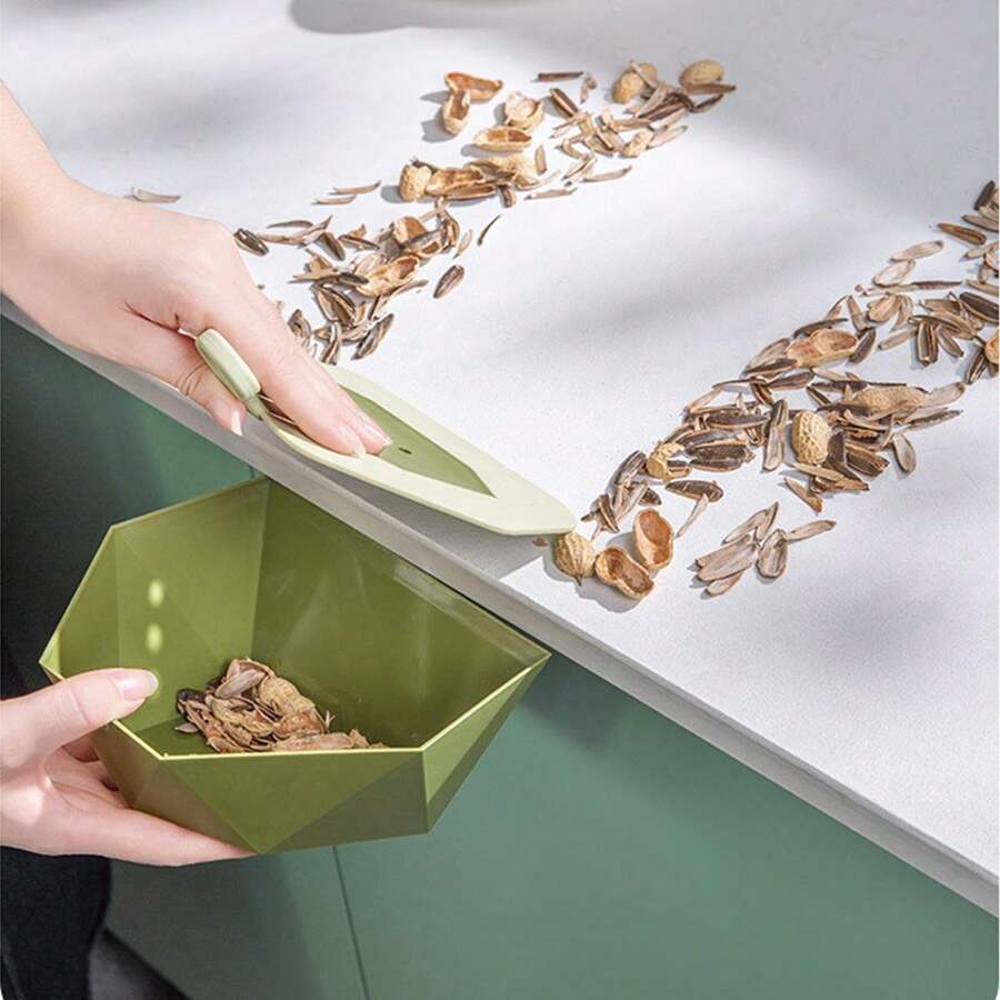 Handheld Brush & Dustpan Set, Table Scraper, Table Cleaner, All Smooth ...