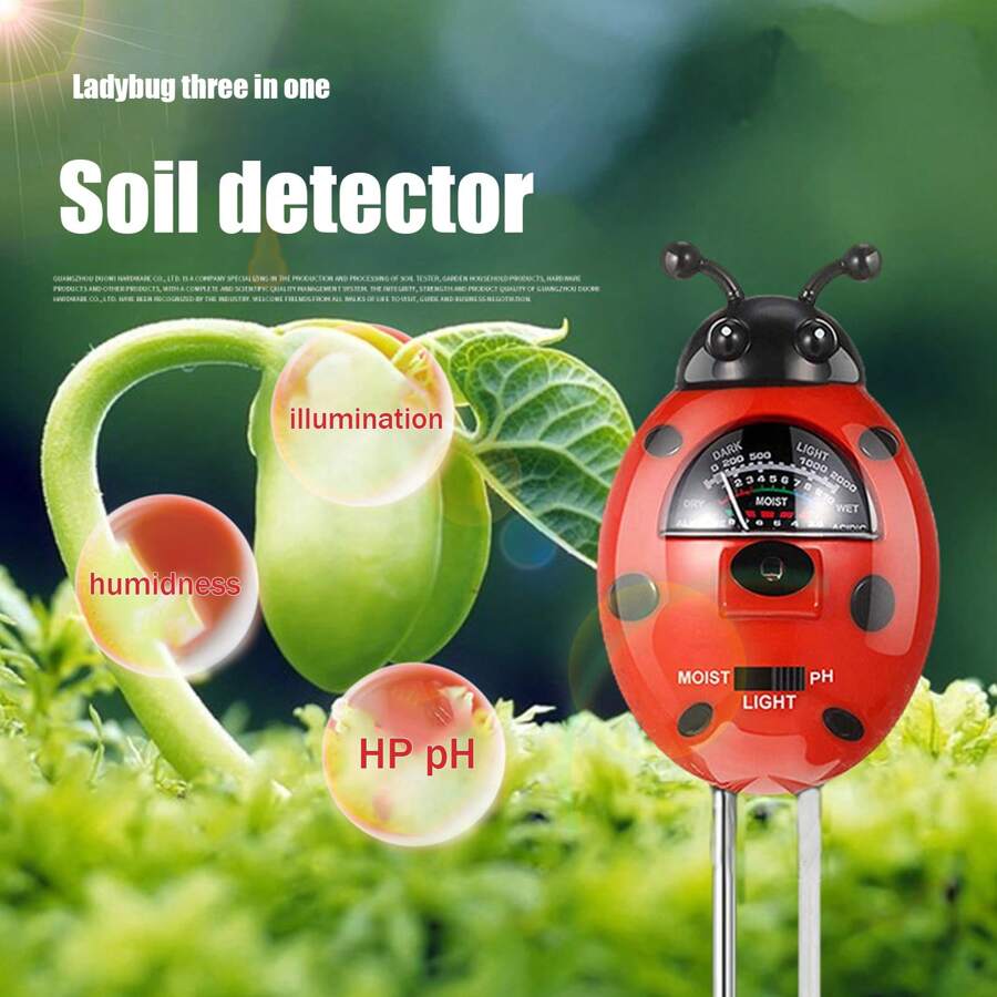 3-In-1 Soil Tester Pliers: Ladybug Soil Testing Tool For Moisture ...