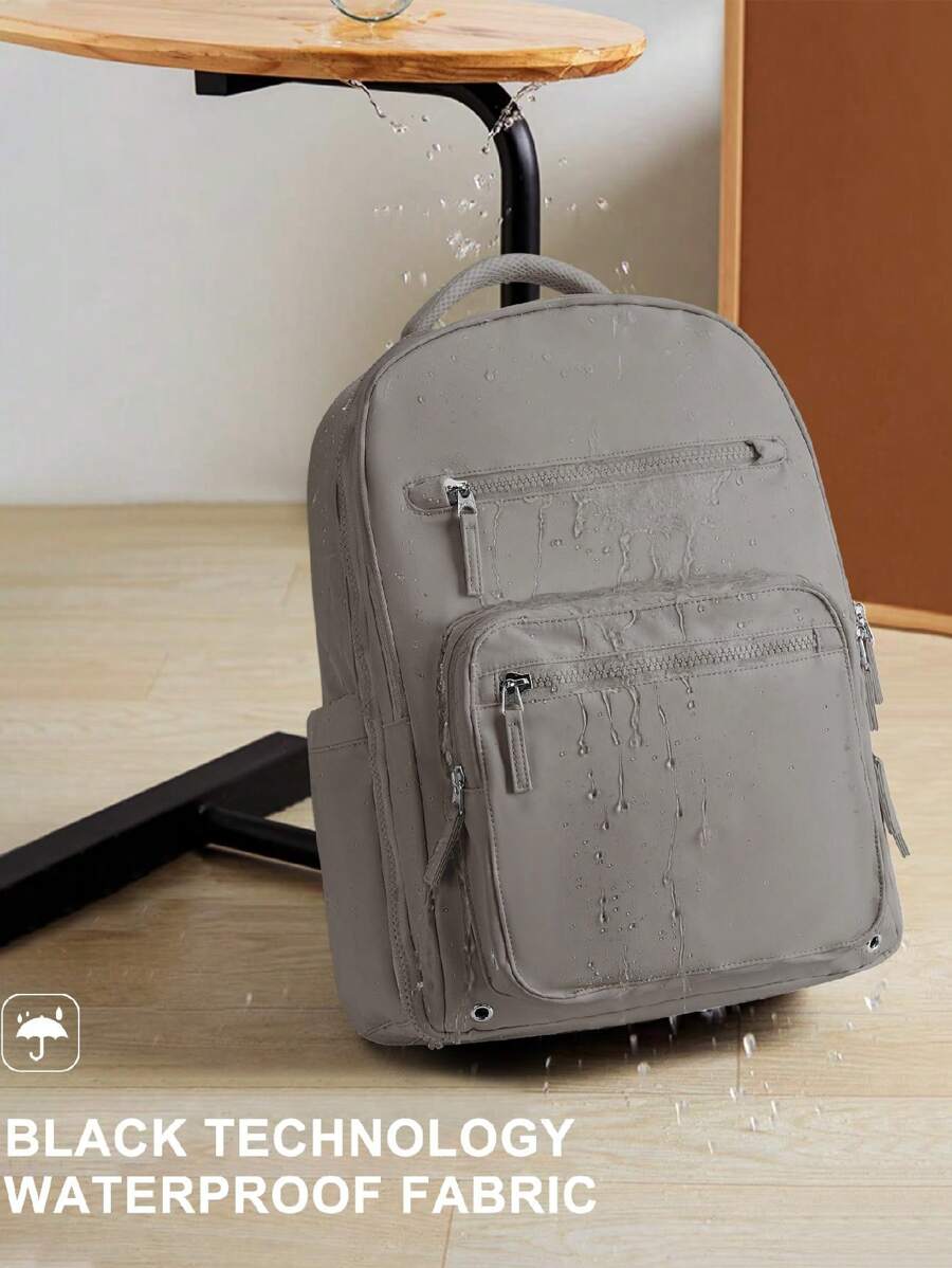 Laptop Backpack, Business Travel Backpack With USB Charging Slit For ...