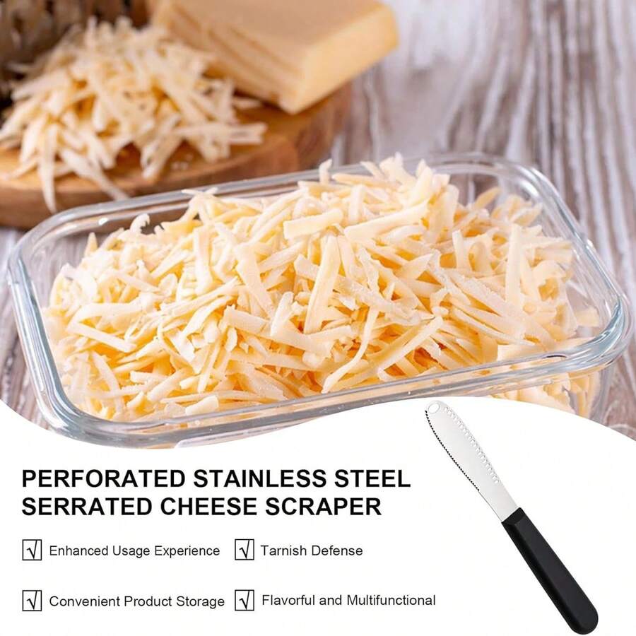 2pcs Butter Spreader With Hole, Stainless Steel Butter Scraper ...