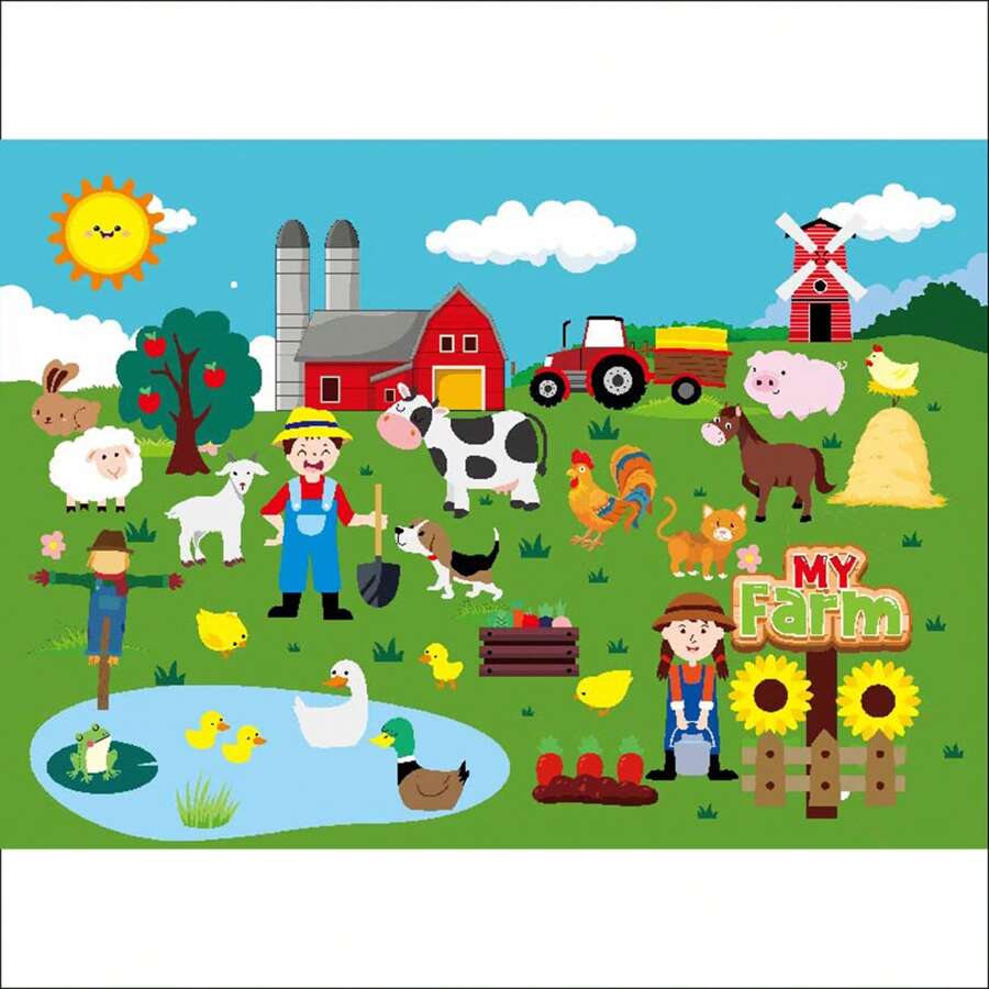 Farm Ocean Animals Felt Story Board Set Preschool Farmhouse Themed ...