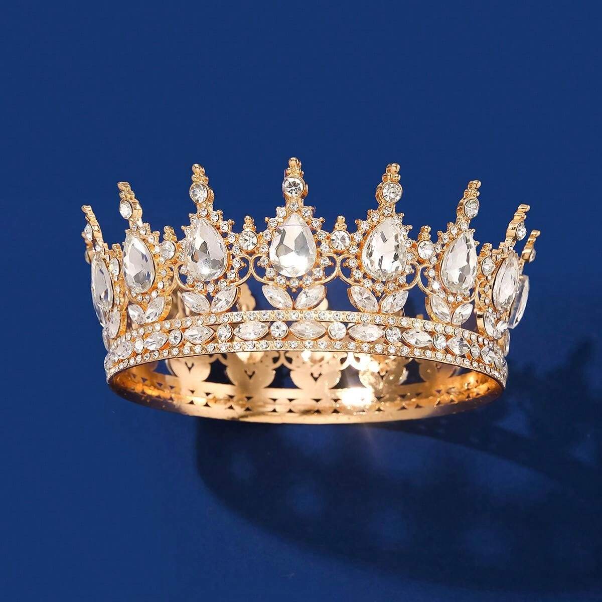 1 pieza de Corona Barroca Nupcial Real, Diadema multifuncional de ...