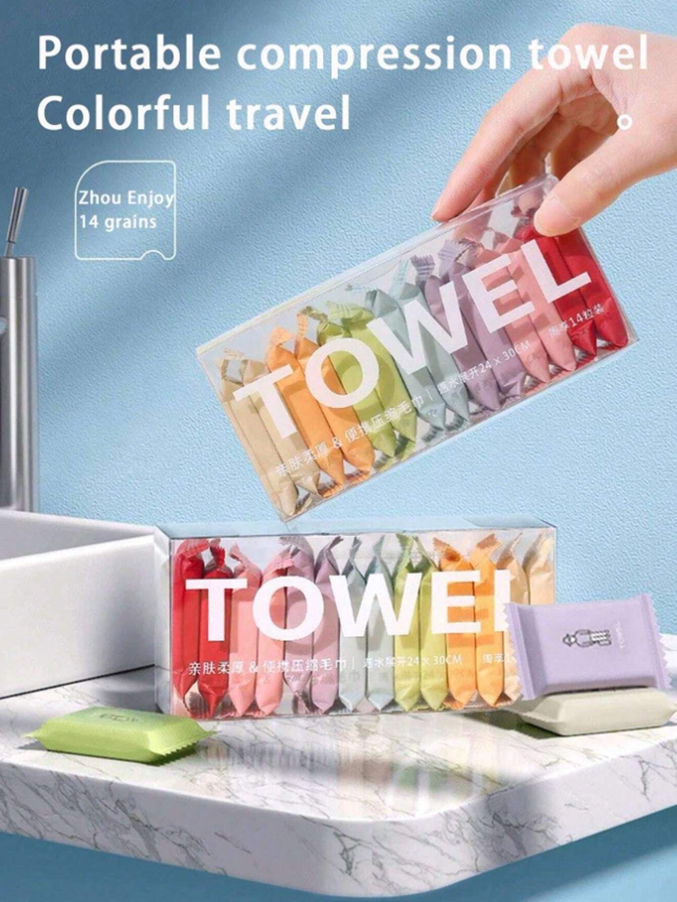 14pcs Compressed Candy Box Packed Disposable Thickened And Enlarged ...