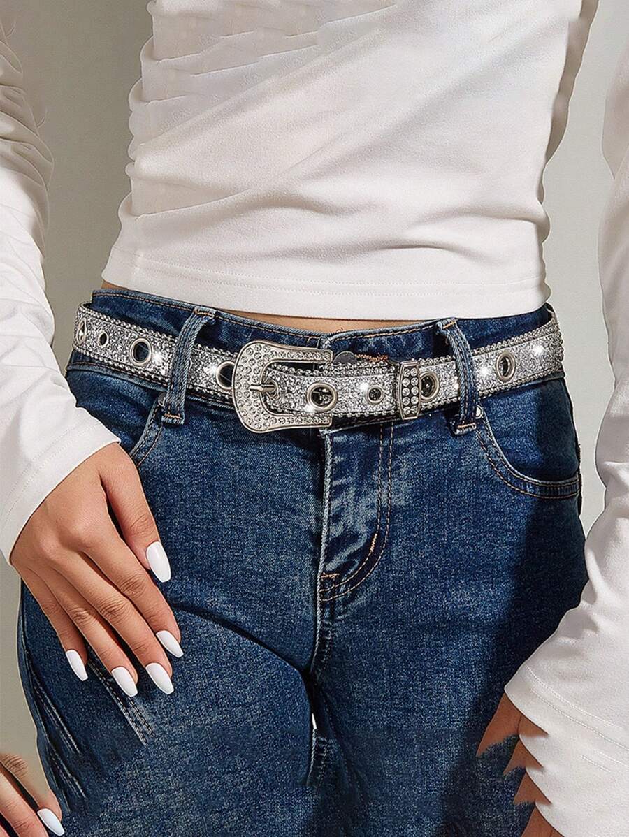 One Stylish Rhinestone Belt For Teenagers, A Perfect Gift That Matches ...