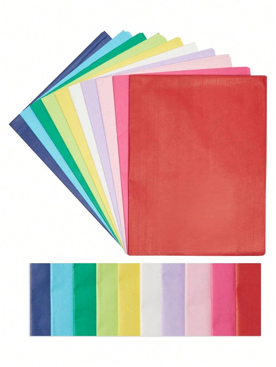 60 Sheets Tissue Paper For Gift Bags, Crafts - Colorful Tissue Paper ...