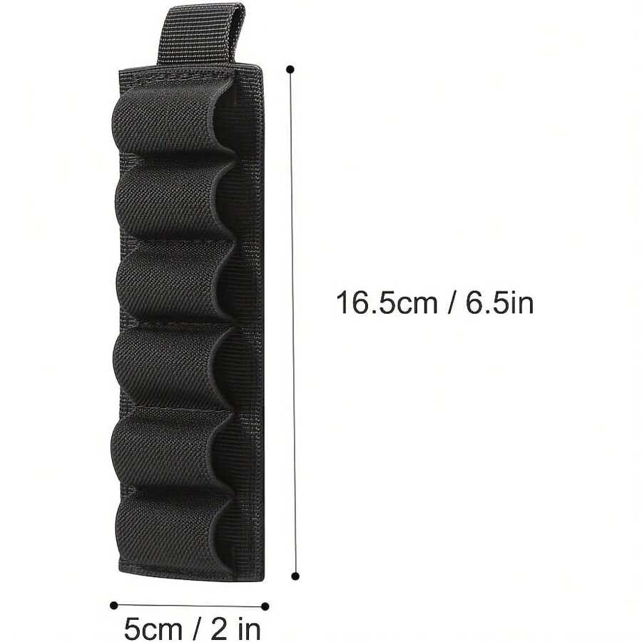 Quick Detachable 6-Round Tactical Shotshell Holder For 12 Gauge ...