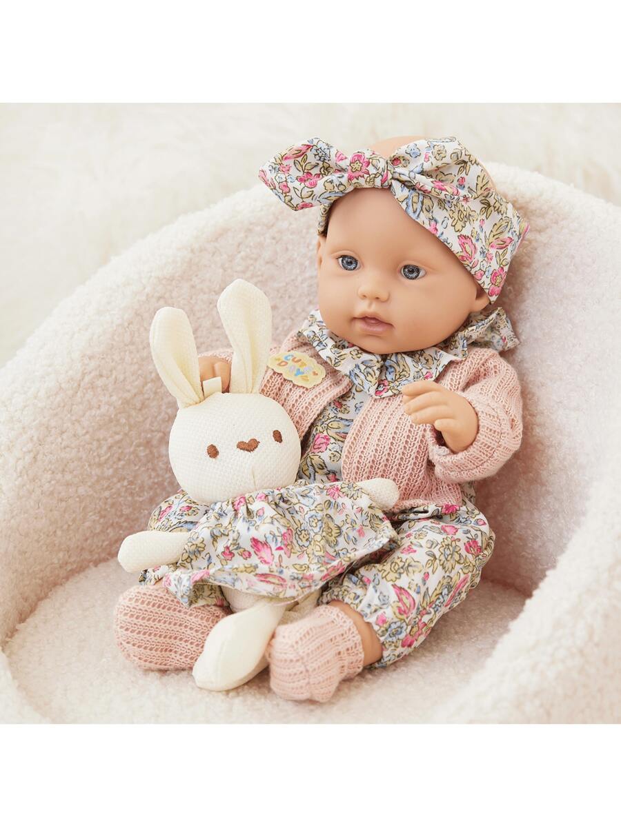 12 Inch Realistic Doll With Imitation Clothes And Silicone Reborn Doll ...