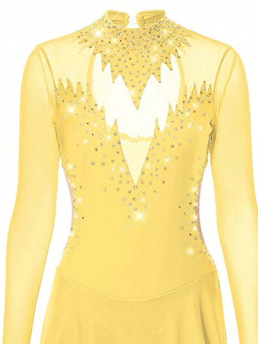 Figure Skating Clothing Adult Children Custom Red Gradient Long Sleeve ...