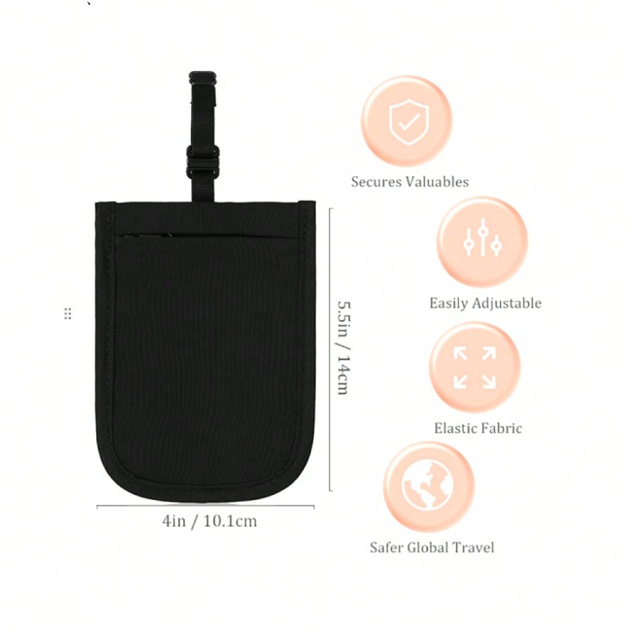 Women Travel Fashion Bra Wallet, Invisible Underwear Travel Bra Bag ...