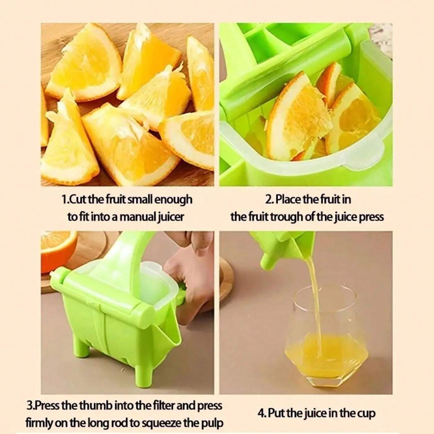 1pc Manual Juicer Multi-Functional Household Small Lemon Fruit Juicer ...