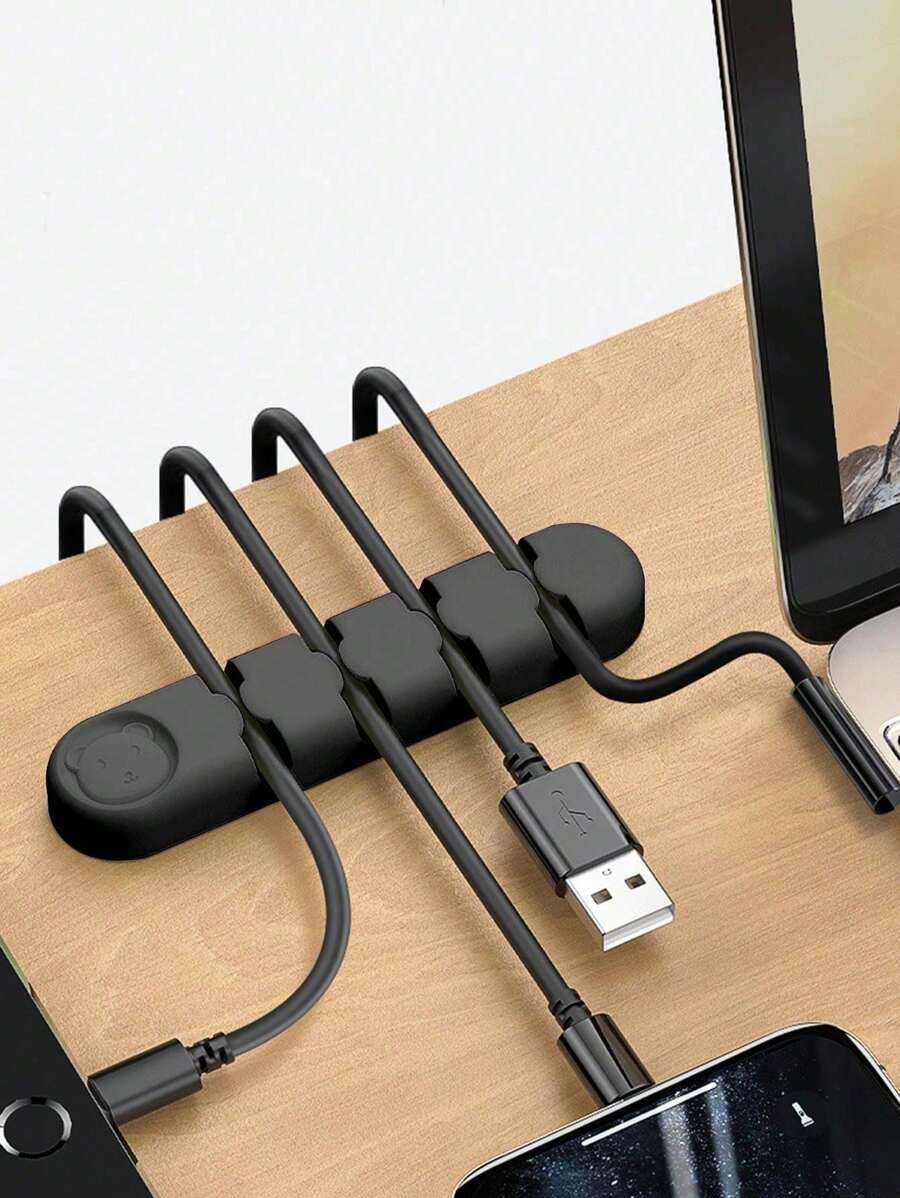 Black Cable Clips, Cord Organizer Cable Management, Cable Organizers ...