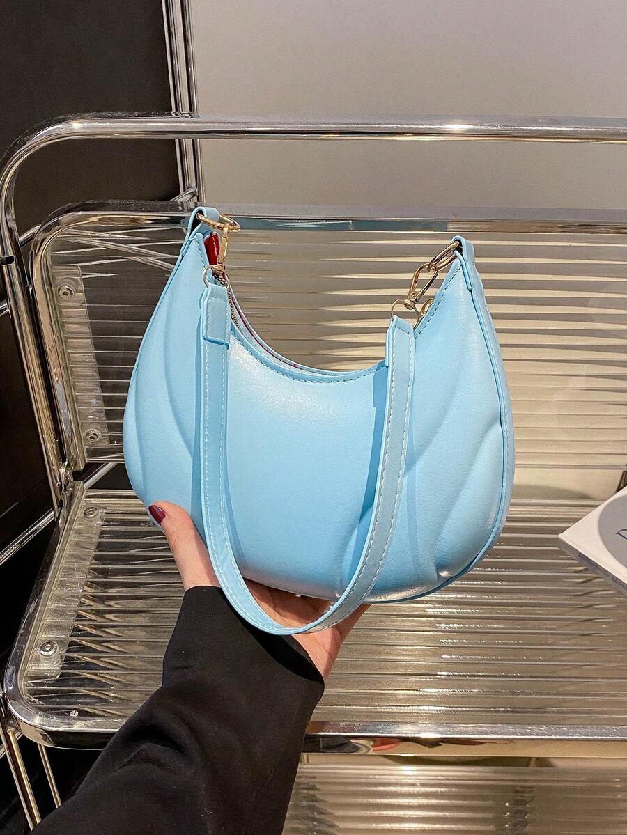 Hot Search Mini Crescent Handbag, 1 Piece, Solid Acrylic Chain ...