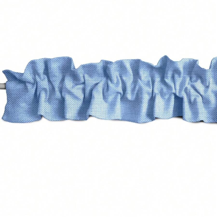 Faux Burlap Sleeve Topper Window Valance | SHEIN USA