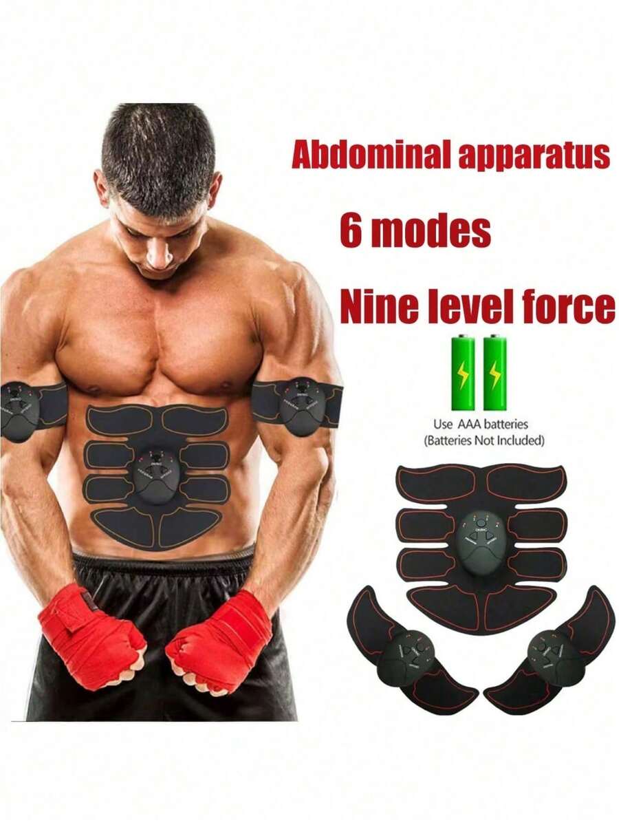 Battery Powered Abdominal Massage Stickers, Muscle Trainer, Body Muscle ...