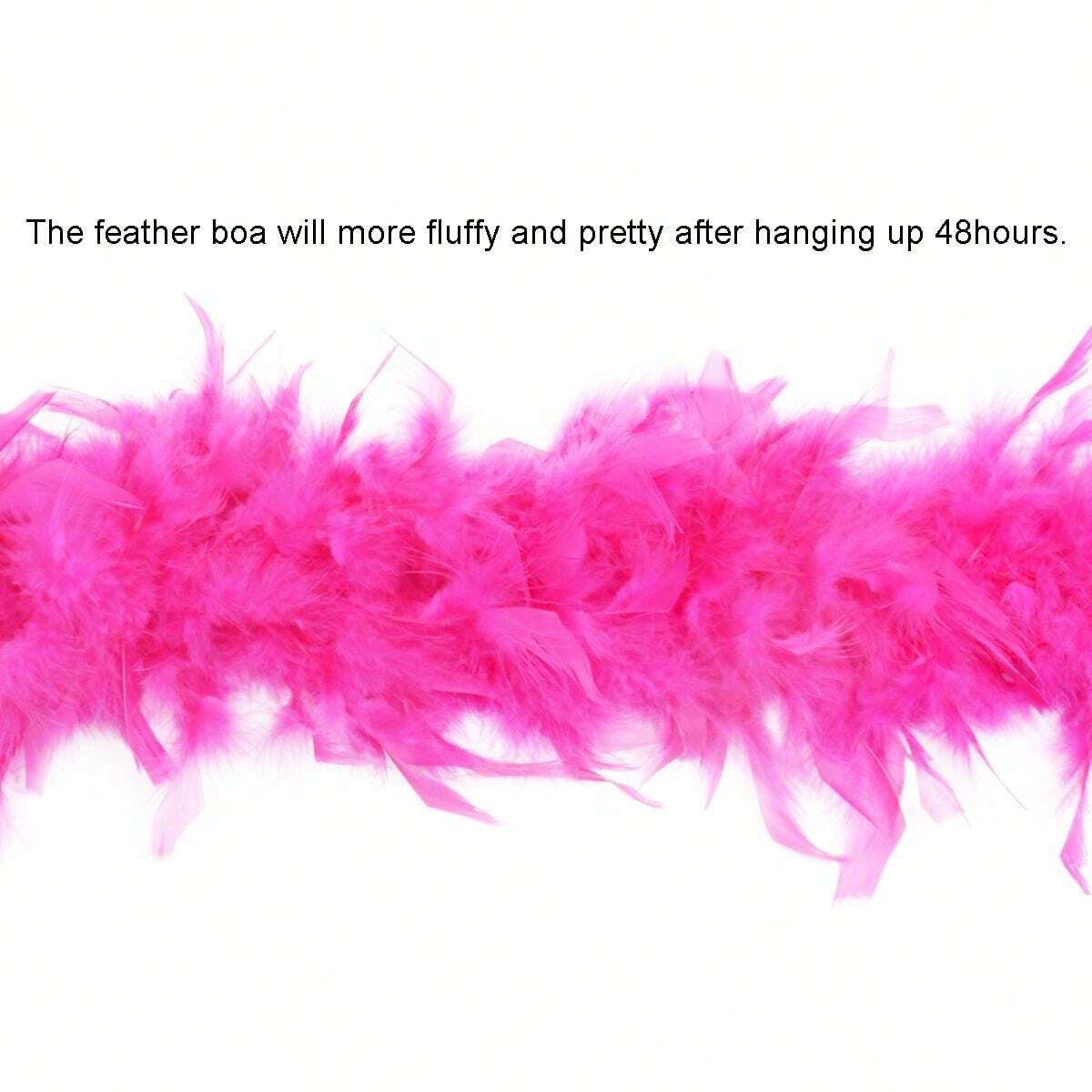 1pc 1.5meter 30gram Chandelle Boa Turkey Feather Costume Accessories ...