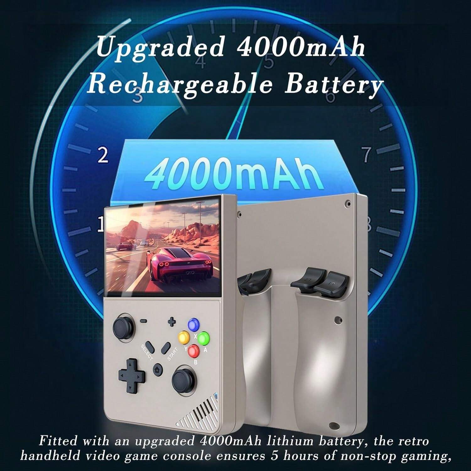 Consola de juegos portátil retro con 20,000 juegos integrados, pantalla ...