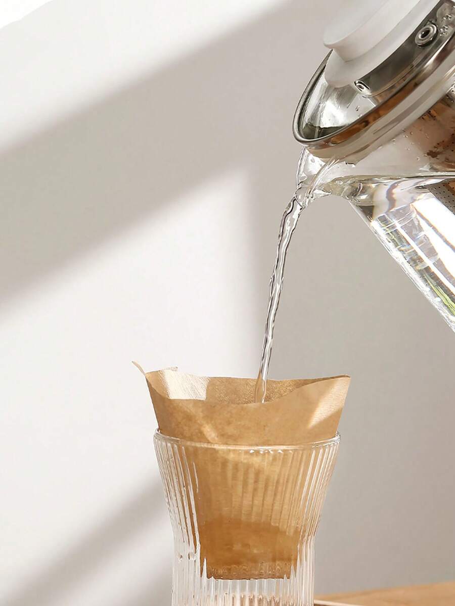 40pcs/Pack Cone Coffee Filter Papers, Hand Drip Coffee Filter Paper ...