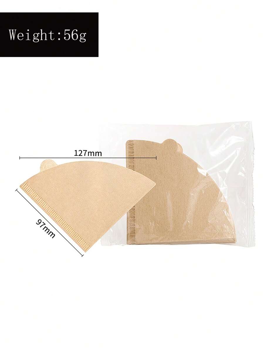 40pcs/Pack Cone Coffee Filter Papers, Hand Drip Coffee Filter Paper ...