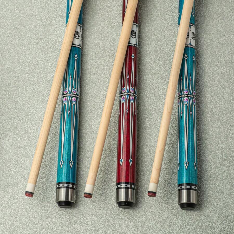 Exquisite Pool Cue With 13mm Tip. Made From Materials With Fine ...