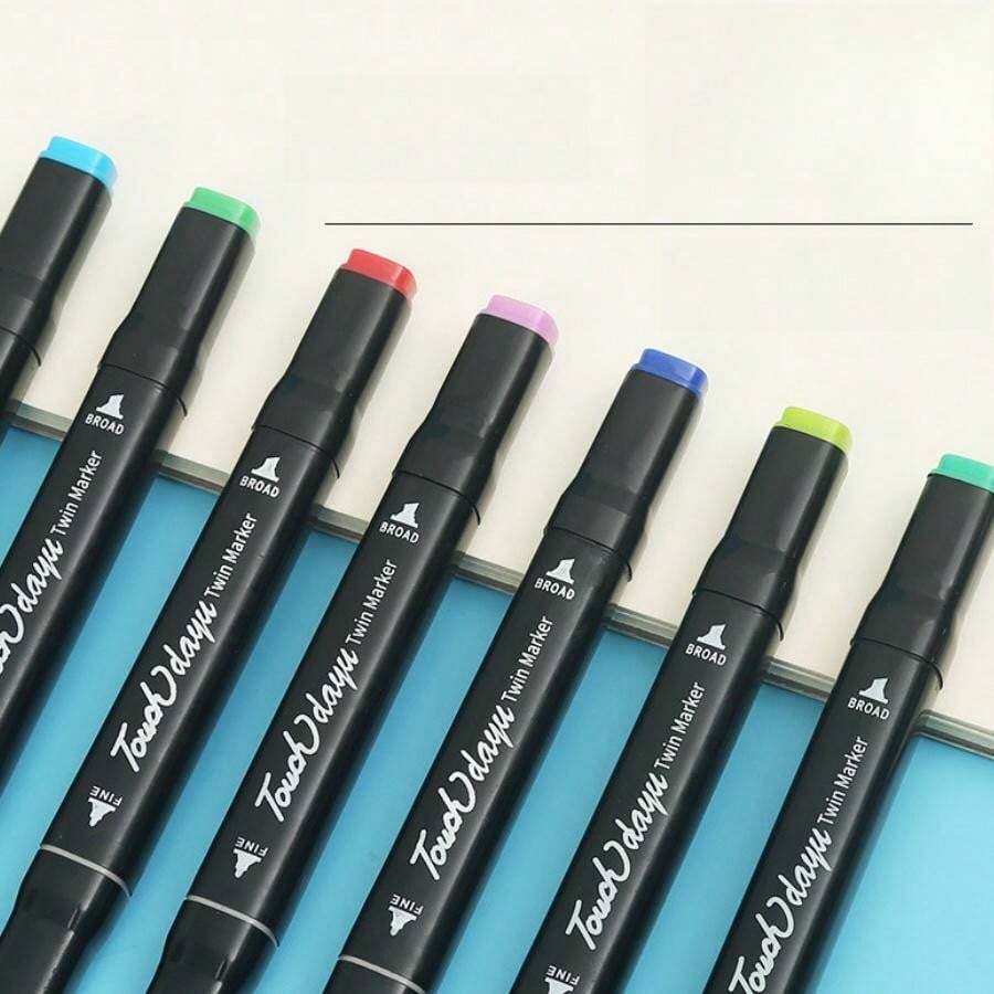 Double-Headed Marker Pen For Art, Drawing Tool, Colored Pen, DIY ...