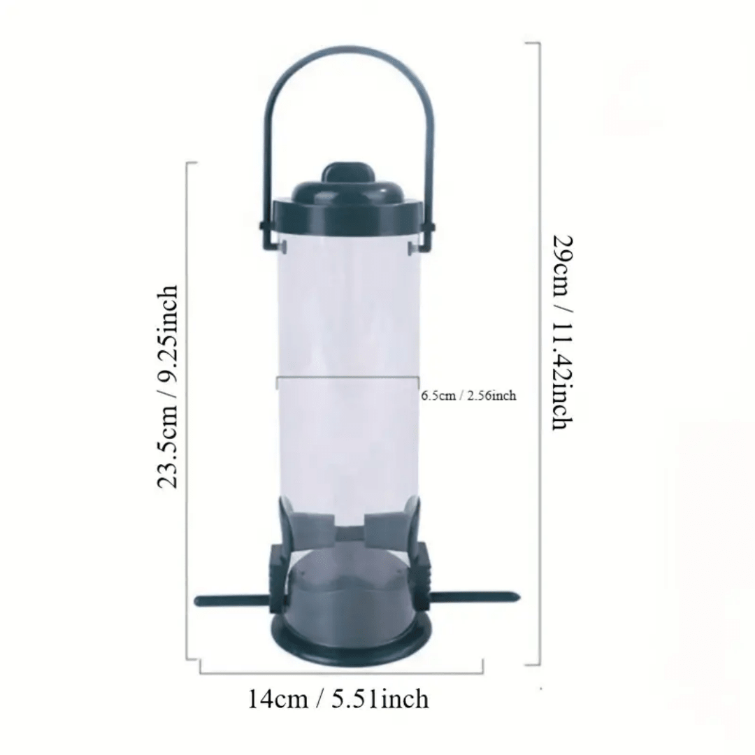 Outdoor Hanging Hummingbird Feeder, Anti-Squirrel Automatic Wild Bird ...