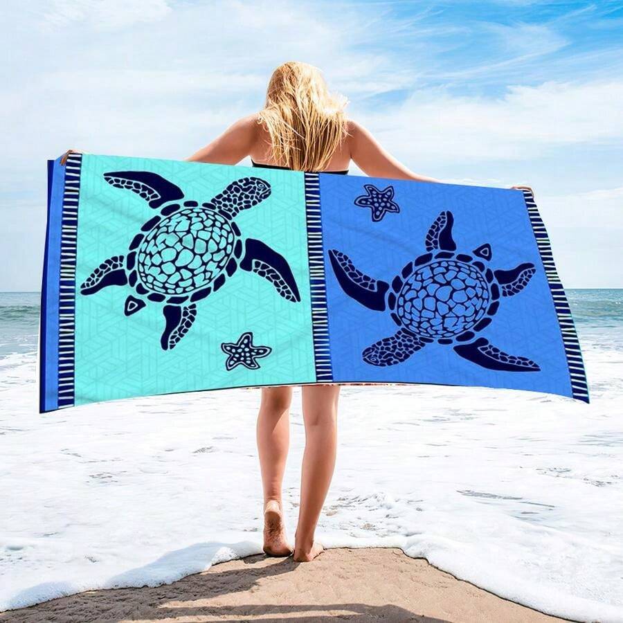 1 Stück Strandtuch, Mikrofaserpool-Handtuch, Strandpad-Handtuch ...