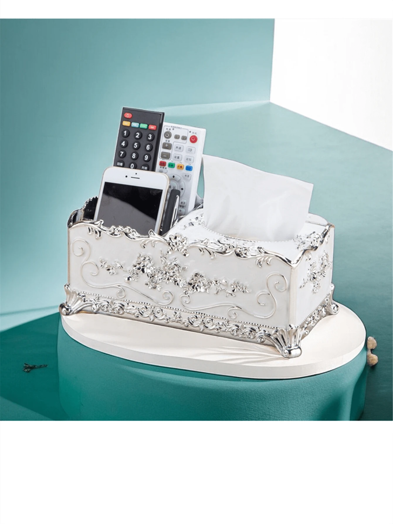 1Pcs Multi-Functional Tissue Box That Can Hold Tissues And A Mobile TV ...