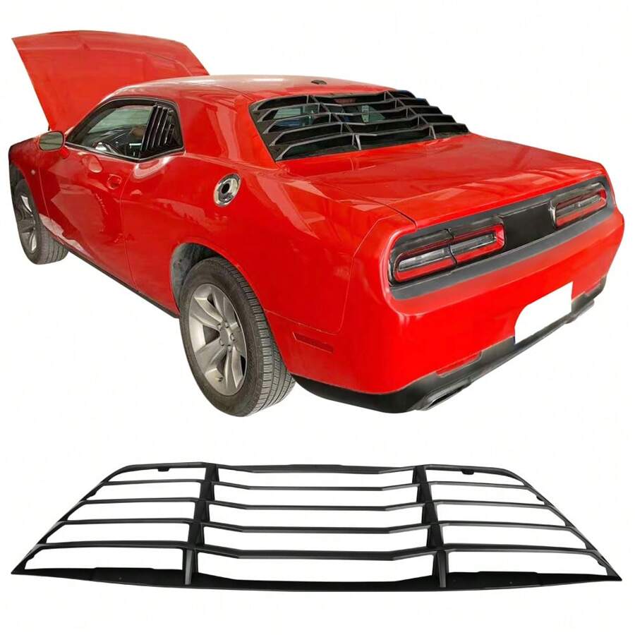 Window Louver Compatible With 2008-2023 Dodge Challenger Rear Window ...
