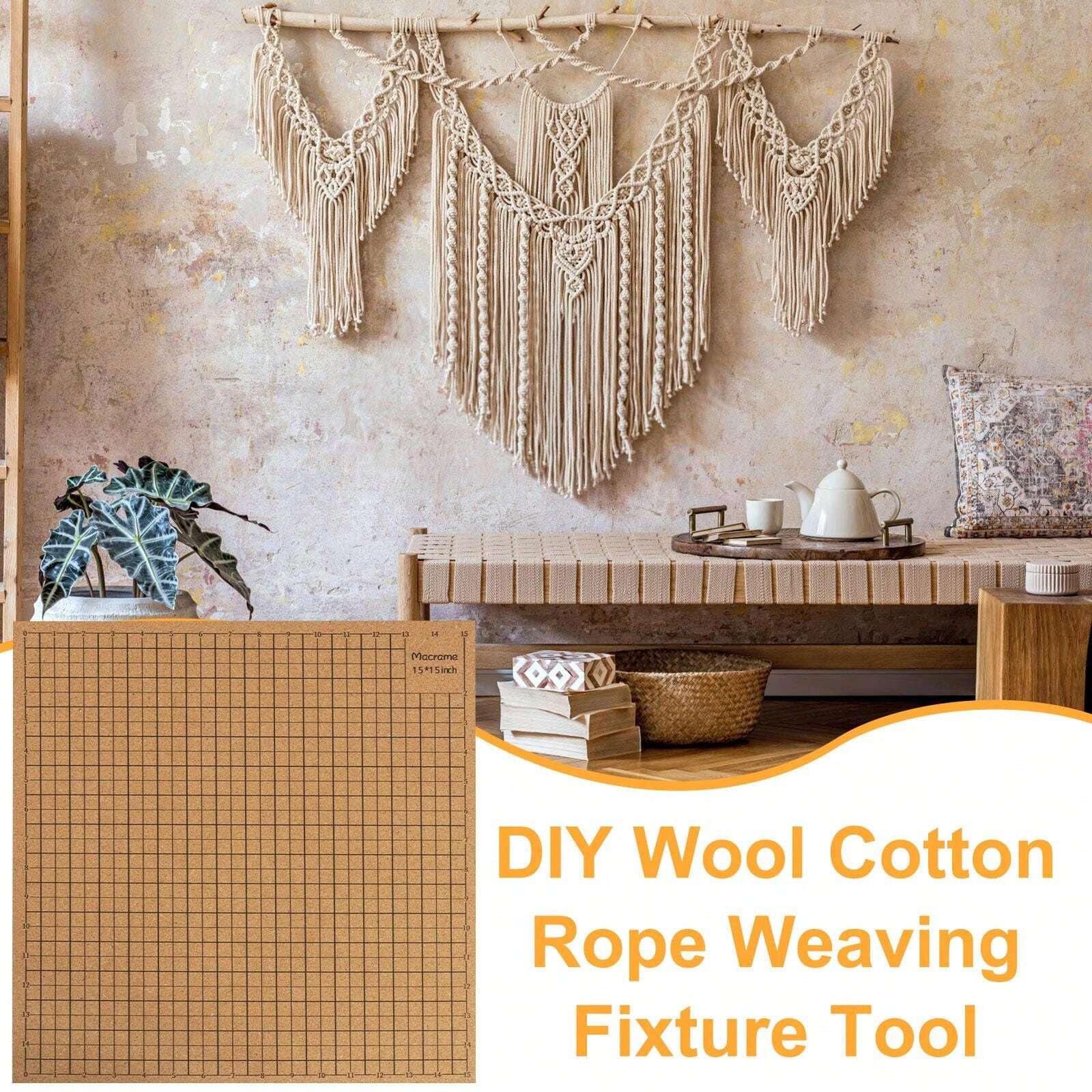 Macrame Board With Grids Double Sided Macrame Project Board With 50 T ...