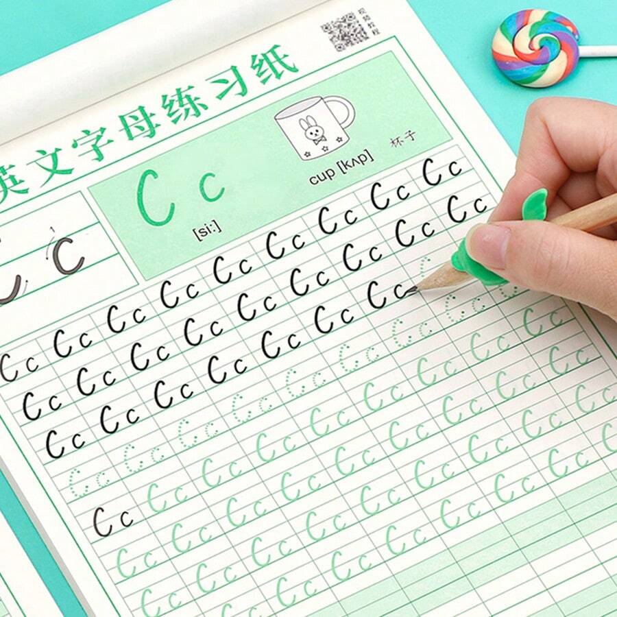 1PC English Alphabet Writing Exercise Booklet For Elementary School ...