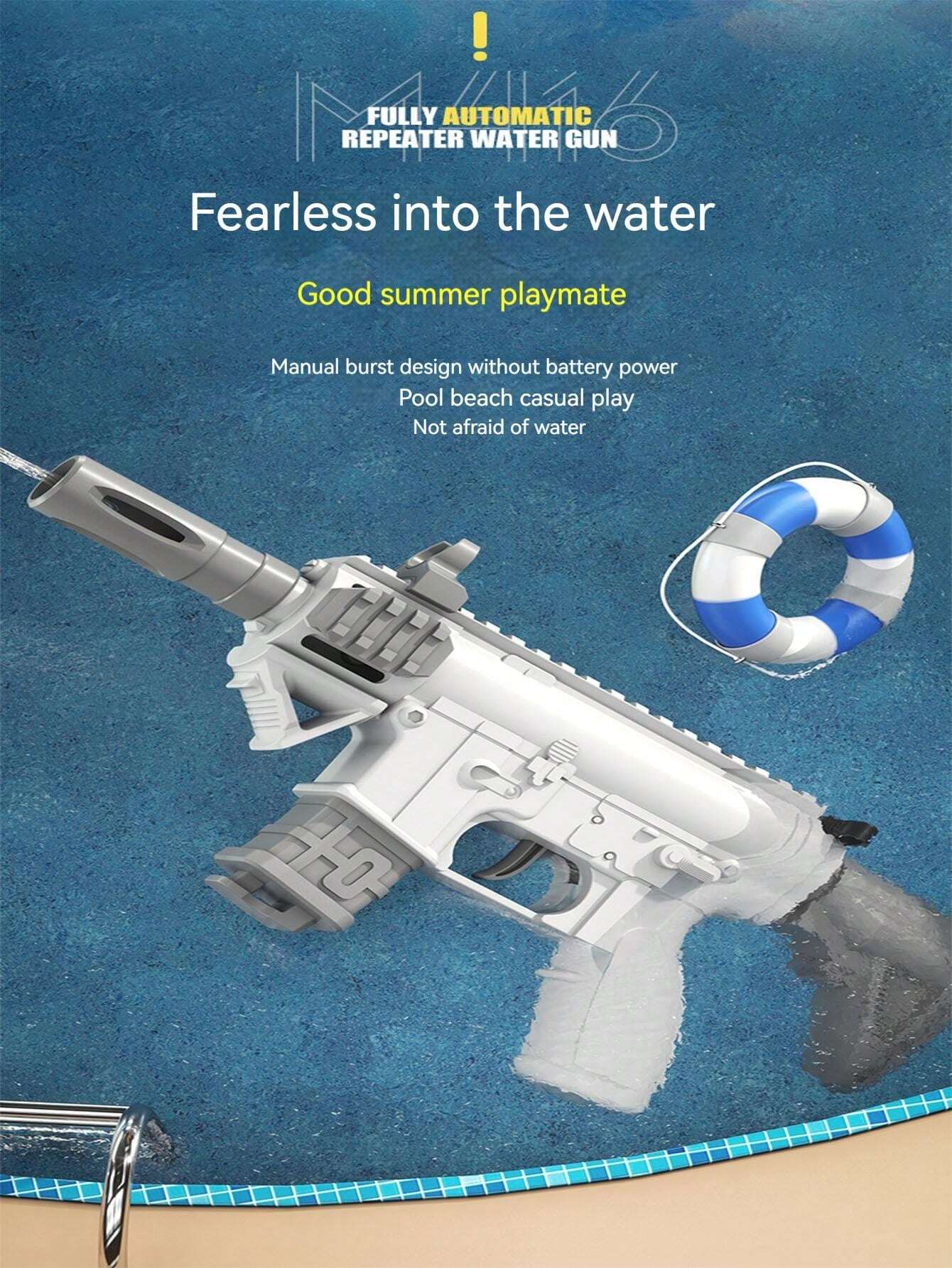 1 Set Of 2024 New Product, Upgraded Version M416 Toy Water Gun ...