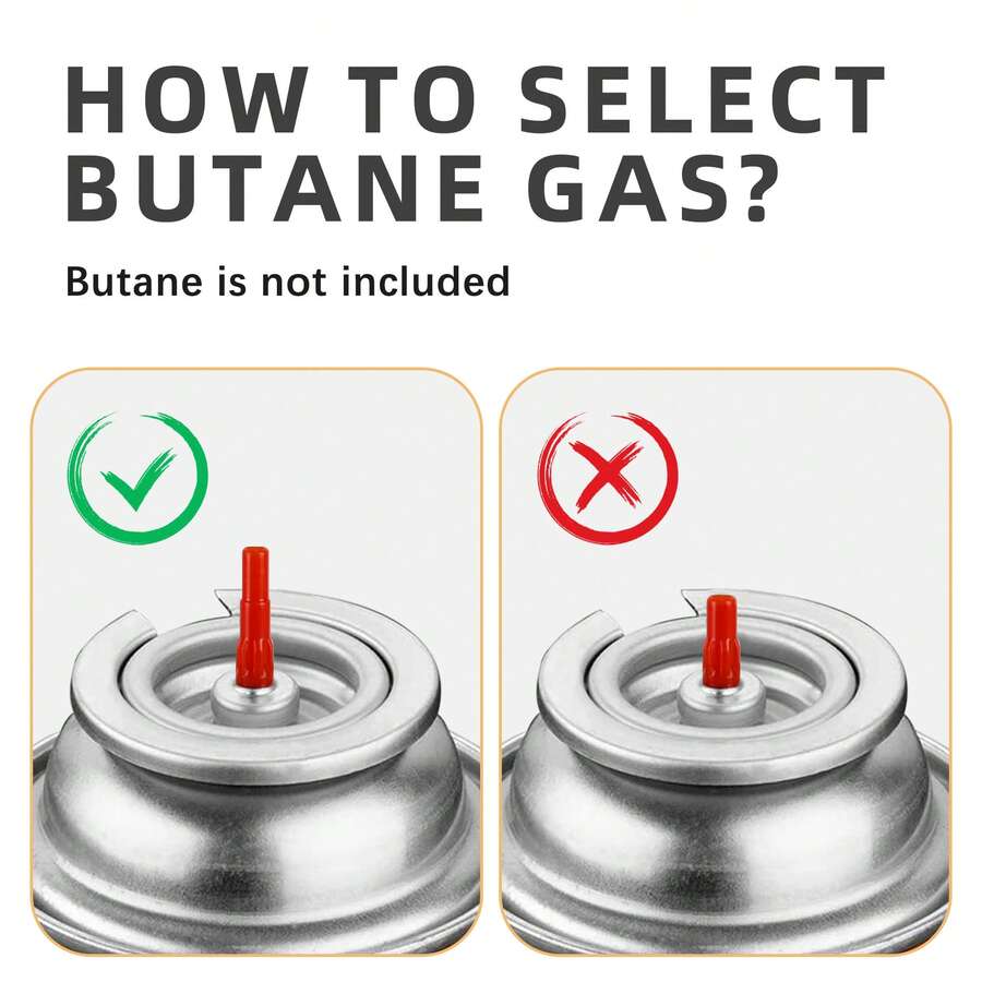 Butane Torch, Professional Kitchen Torch With Adjustable Flame & Visual ...