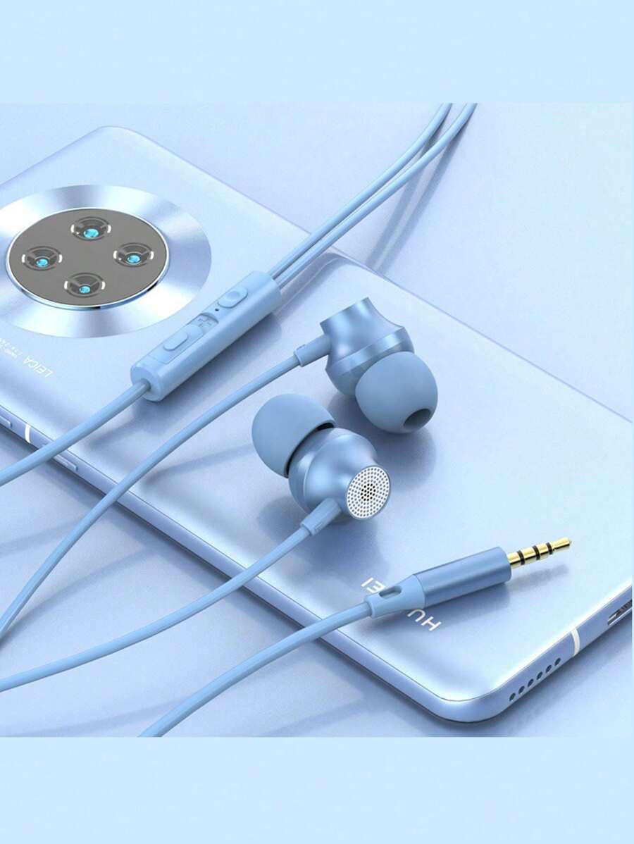Metal In-Ear Wired Earphones Type-C/3.5mm Round Jack Earbuds With ...