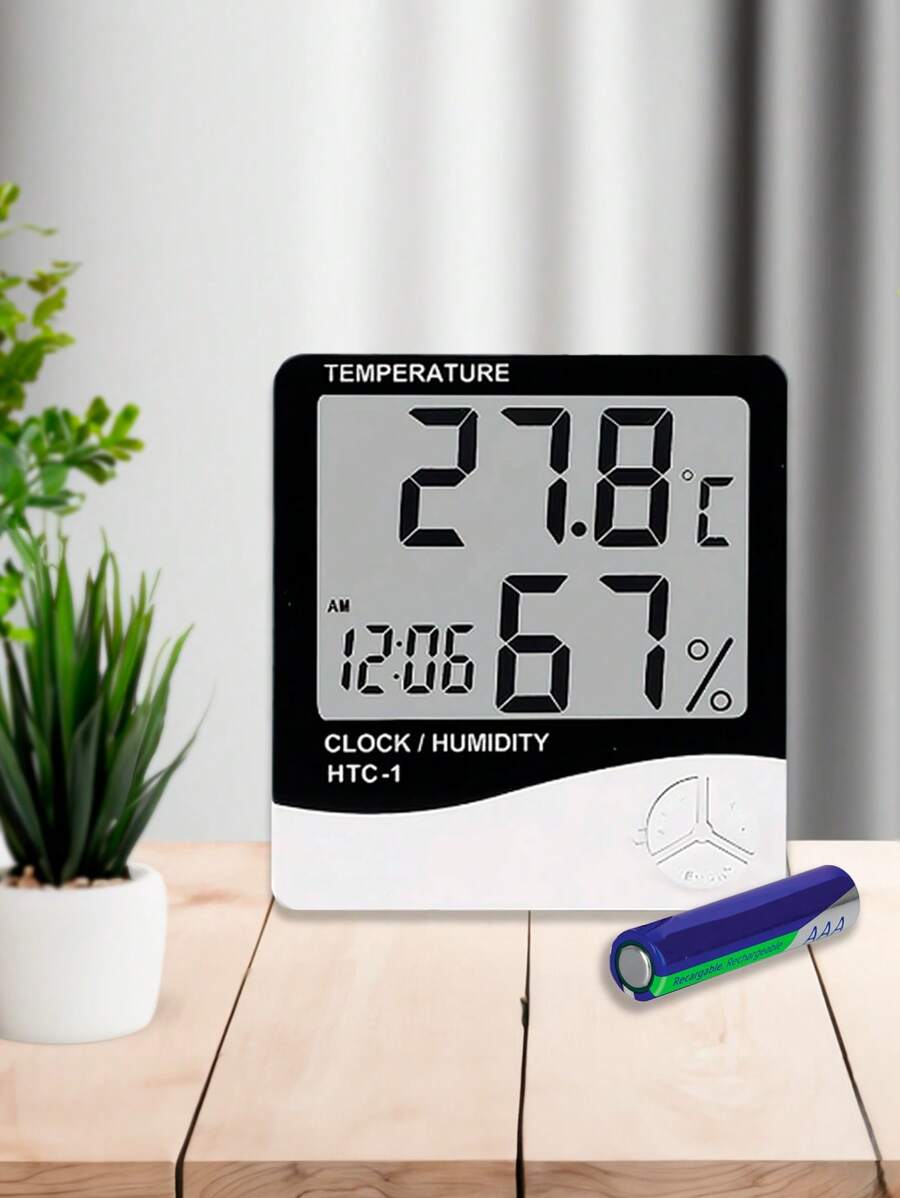 Higrómetro Digital - Termohigrómetro De Interior Medidor De Humedad Del Termómetro Con Precision ...