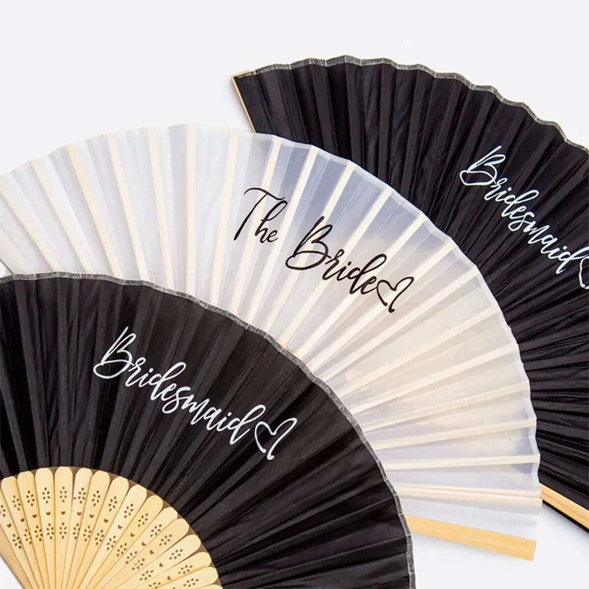 Bride Bridesmaid Hand Fan Summer Beach Pool Wedding Bachelorette Hen ...