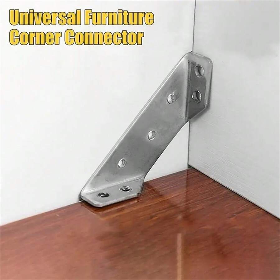 8/15PCS Universal Stainless Steel Furniture Corner Connectors, Heavy ...