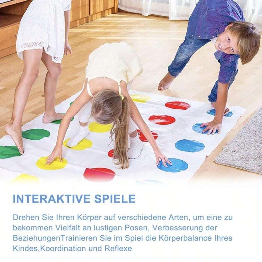 Kids Interactive Dance Mat Pad Party Game, Multi-Player Activity Twist ...