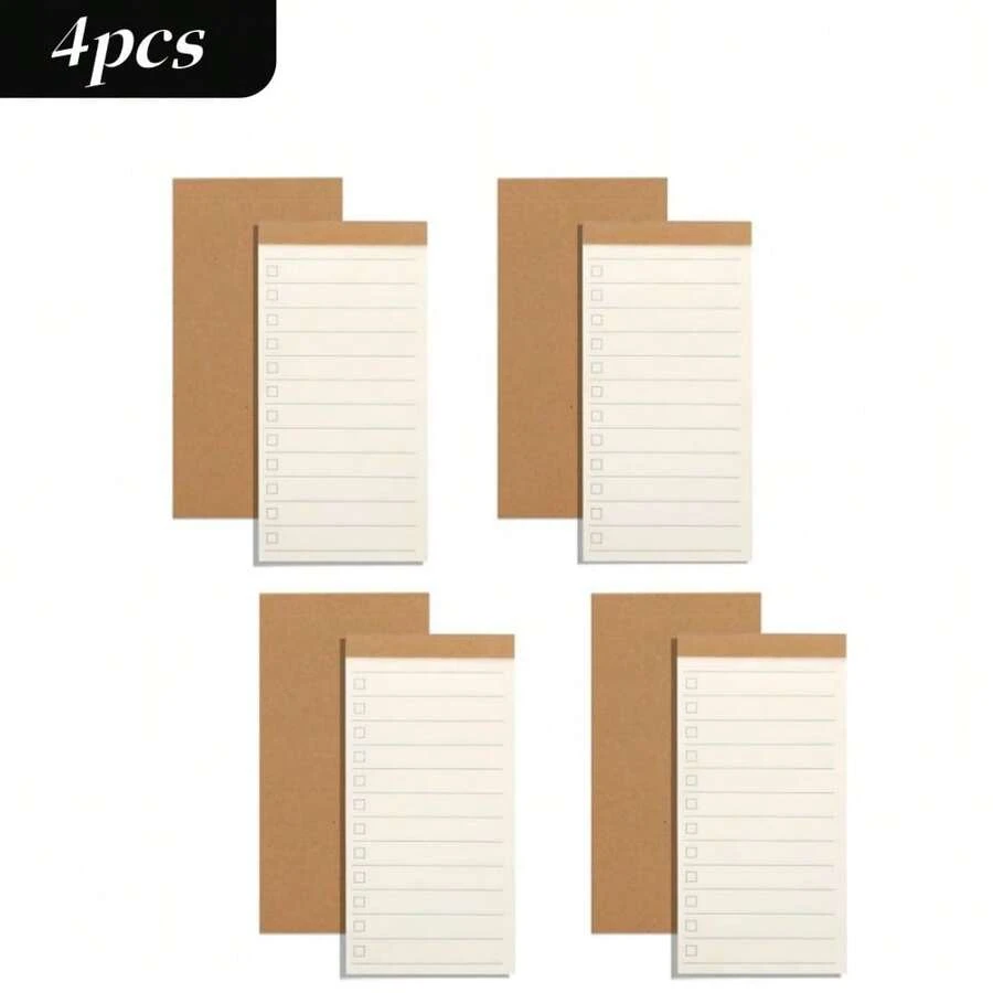 Set Of 4 Mini Notebooks Portable Field Notes For Time Management, Task ...