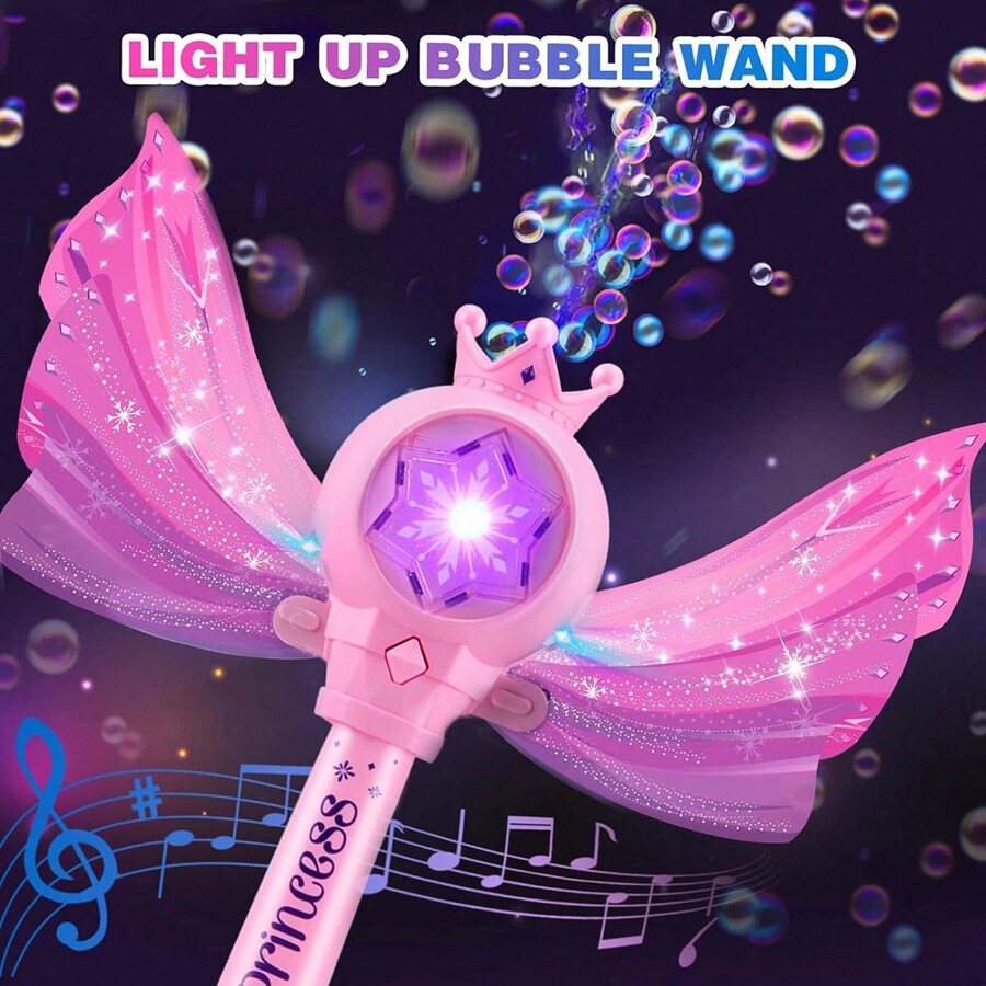 Bubble Machine For Kids | Princess Bubble Wand Blower For Girls With ...
