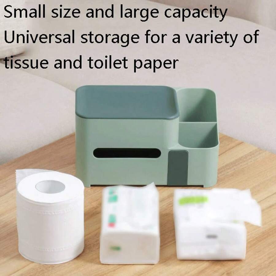 Pretty Desktop Tissue Box Cover Tissue Box Holder Rectangular Facial ...