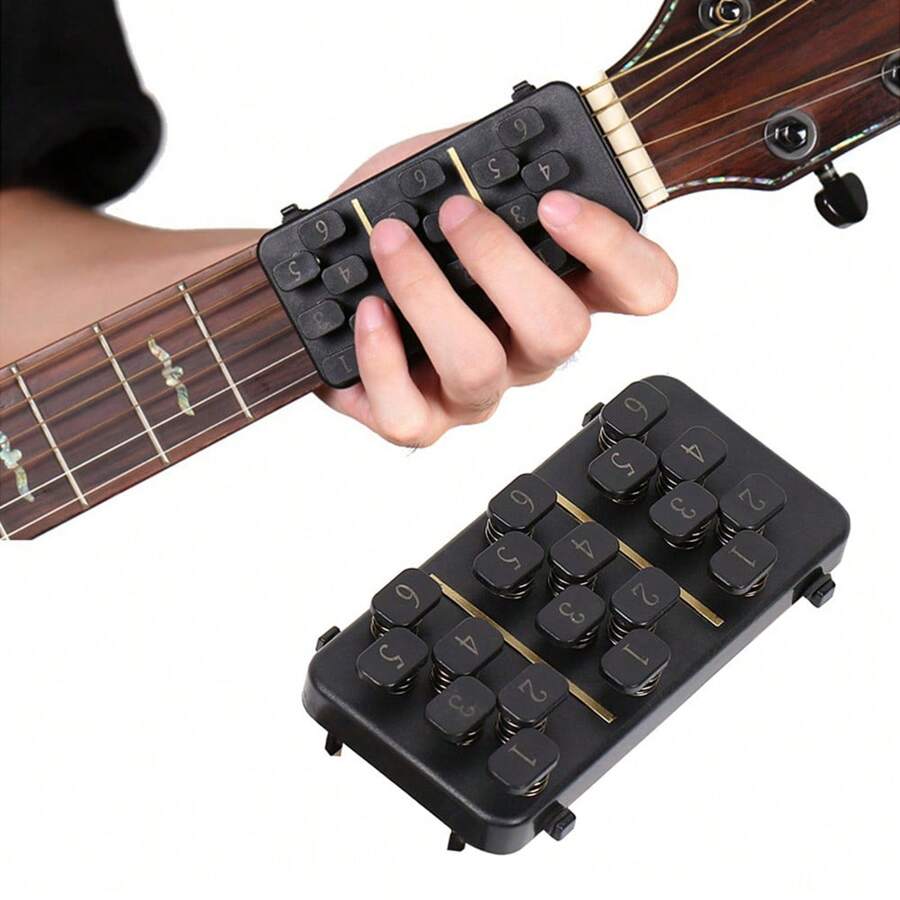 Guitar Chord Trainer With 18 Buttons Folk Guitar Chords Practice Tool ...