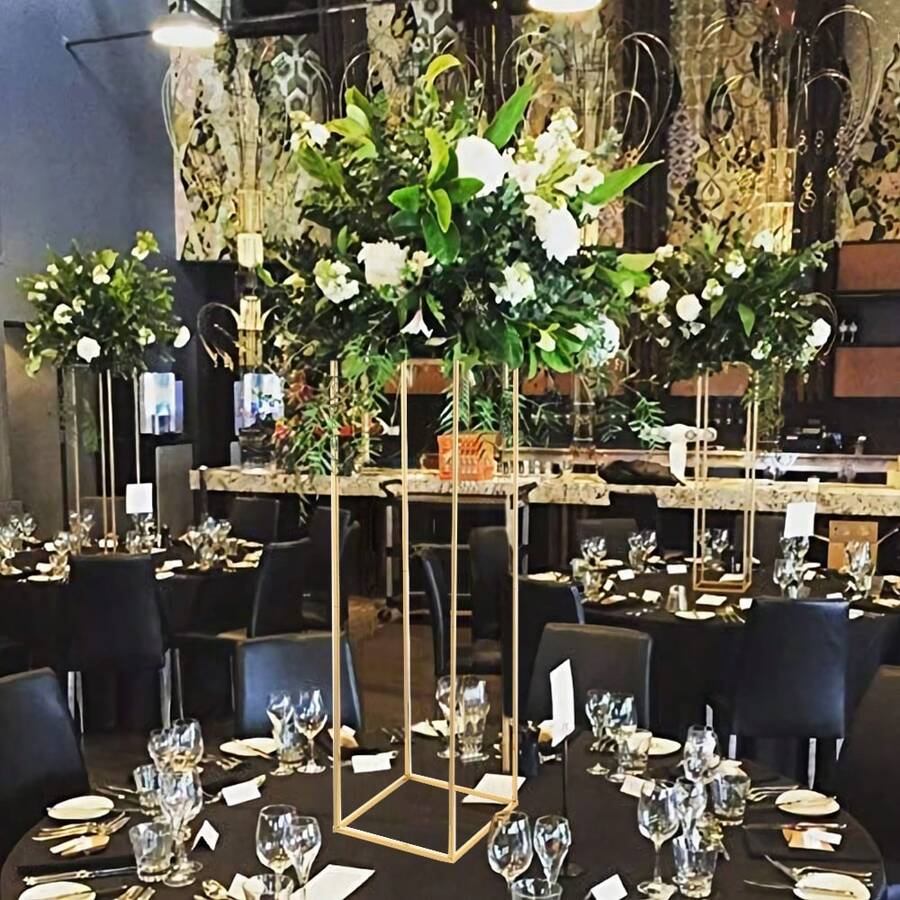 5pcs Flower Stand Centerpieces For Party Table Decoration,Gold Wedding ...