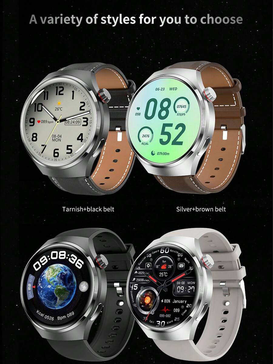 MAOYUAN Teenagers" Smart Sports Watch With Compass, NFC, Voice ...