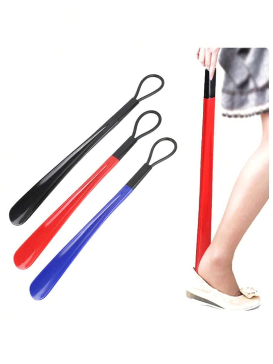 1pc Extra Long Shoe Horns Black Plastic Shoe Horn Spoon Shape Shoehorn ...