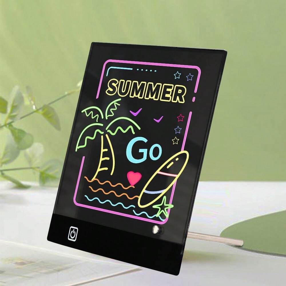 Quadro de Mensagem LED Neon Com Três Modos de Iluminação, Quadro de ...