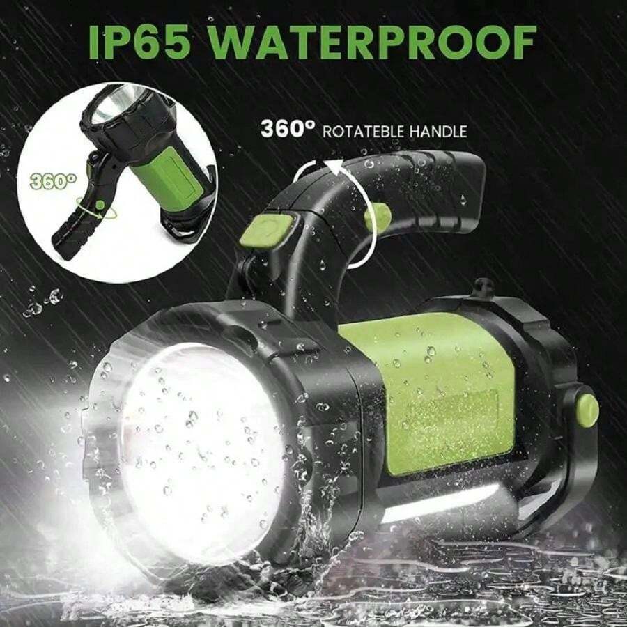 Portable 6000mAh Multifunctional Searchlight High Power Led Flashlight ...