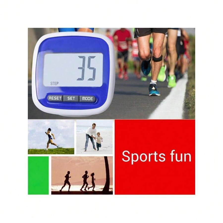 Pedometer With LCD Display, 3D Walking Step Counter, Running Step ...