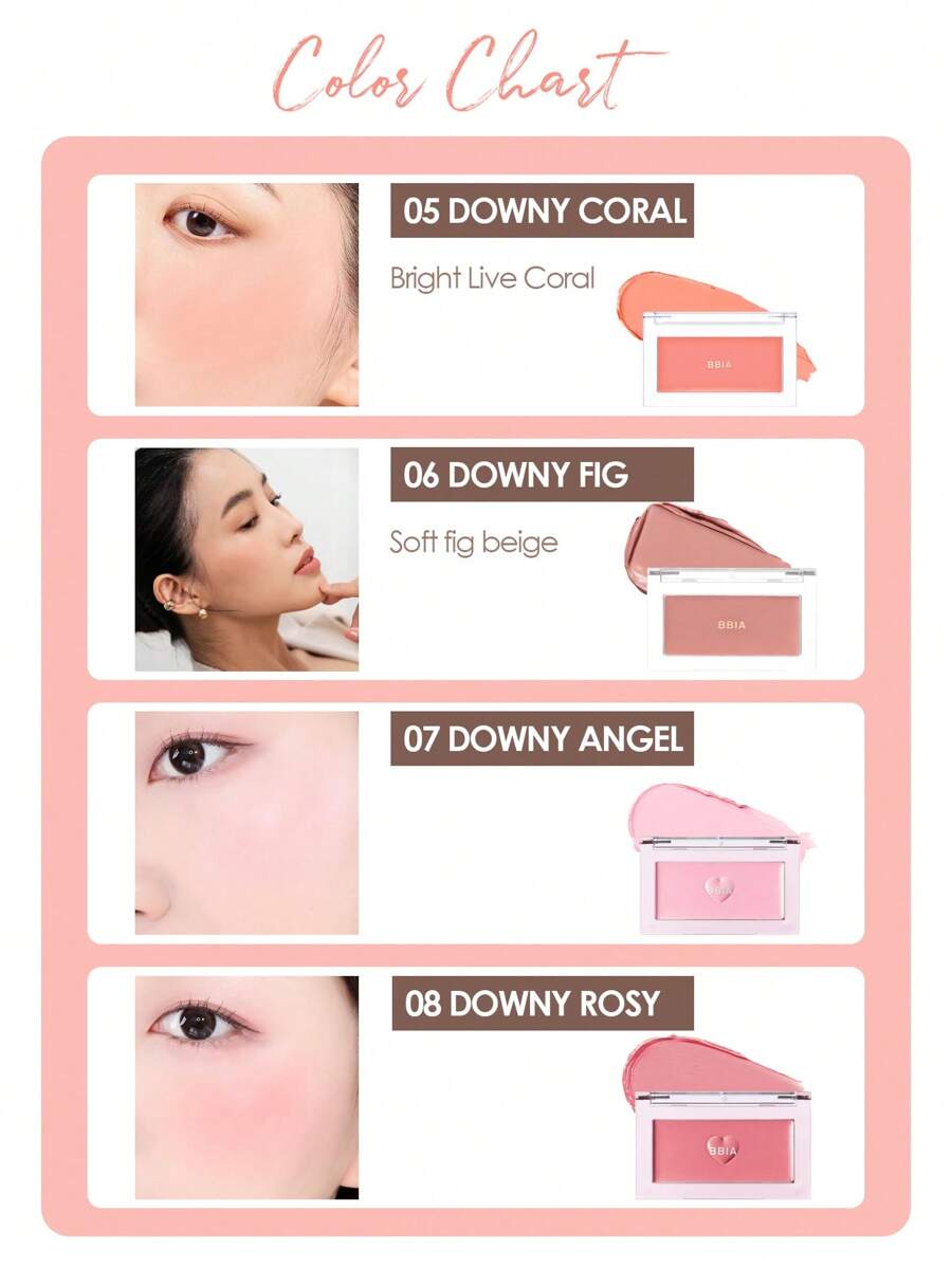 Bbia BBIA Ready To Wear Downy Cheek Cream Blush 8 Color - Creamy ...