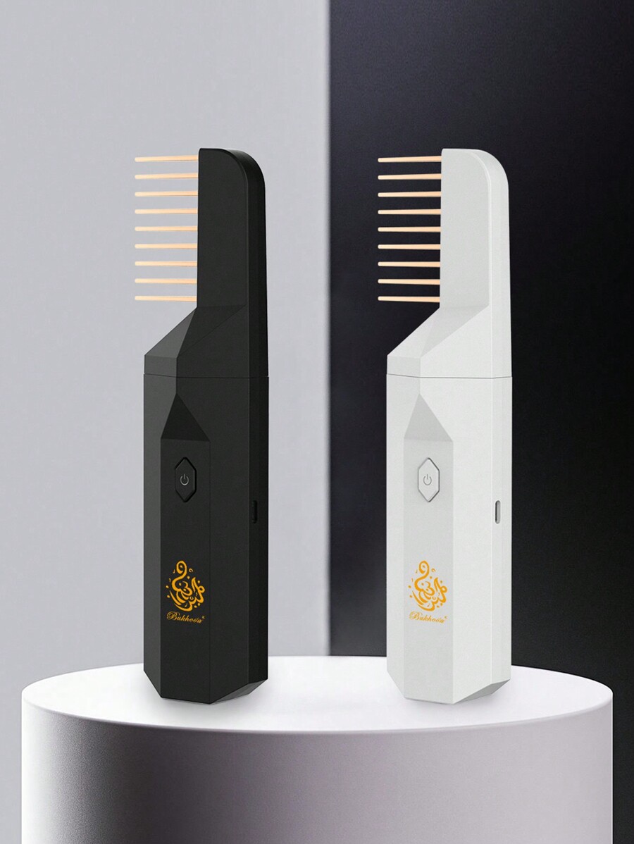 bukhoon Arabic Electronic Hair Incense Burner Mubkhar Portable Comb USB ...