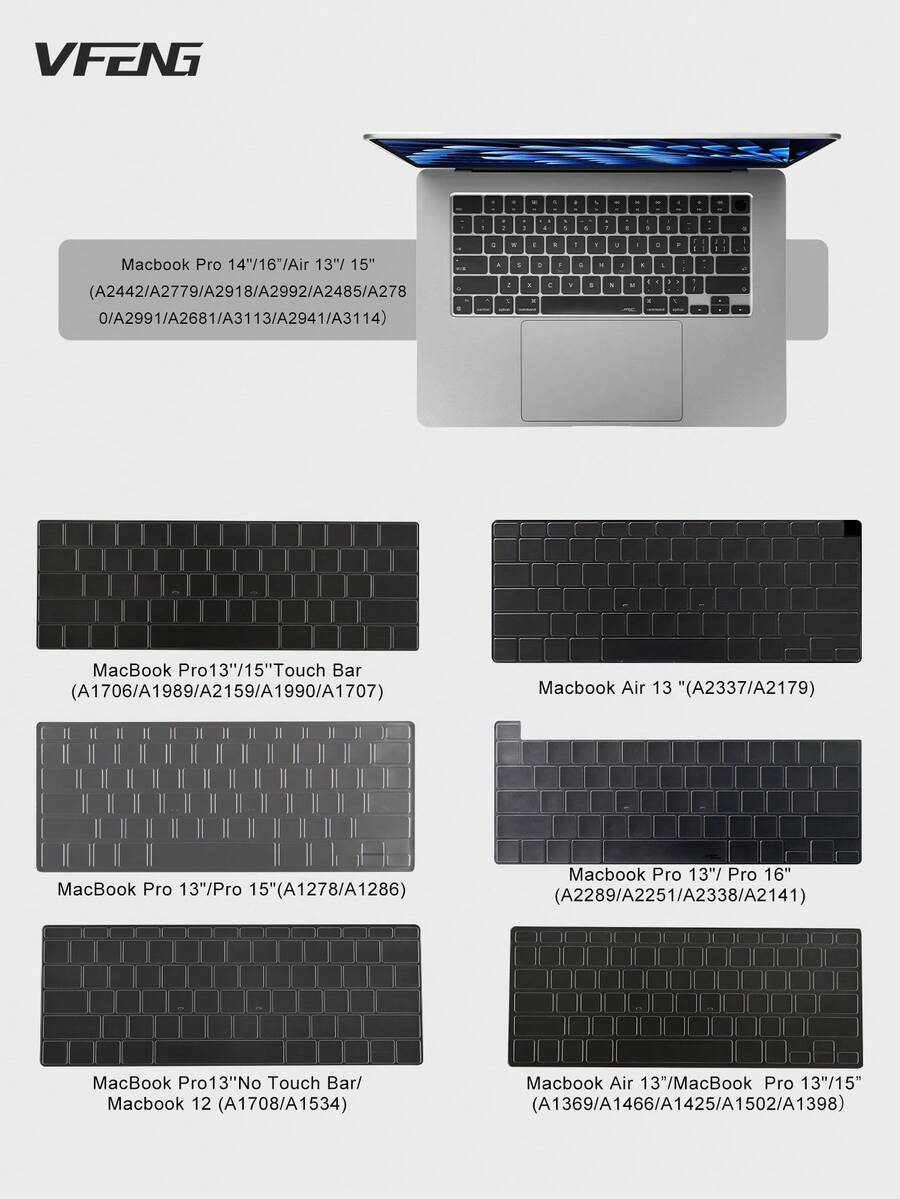Película de teclado VFENG/A compatible con la protección de teclado de ...